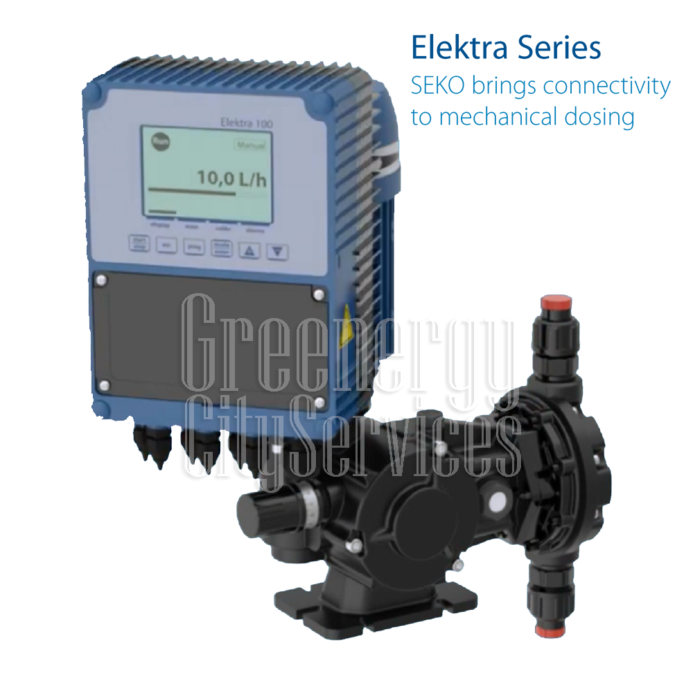 Seko MS1 Elektra (120L/Hr@10Bar) Digital Control Mechanical Metering Pump