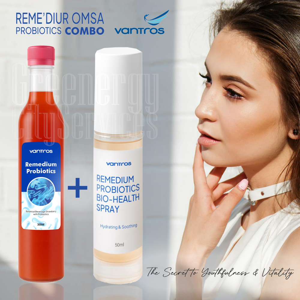 Reme'diur Omsa Wellness Combo Active Probiotics Drink & Bio-Health Spray